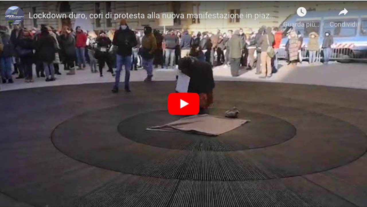 Lockdown duro, cori di protesta alla nuova manifestazione in piazza ...
