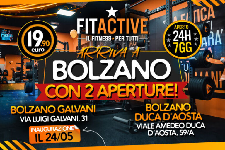 Cambia la tua vita con FitActive: il fitness accessibile e senza limiti (VIDEO) arriva a Bolzano ...